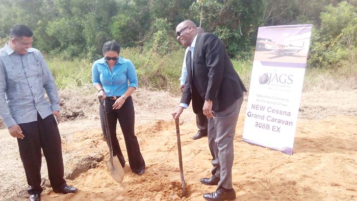 Sod turned for Jags Aviation’s US$3.5M Ogle airport hangar - Kaieteur News
