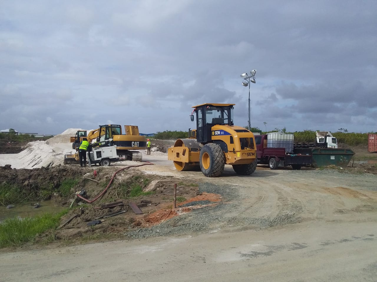 Work commences on interlink road connecting Eccles and Mocha - Kaieteur ...