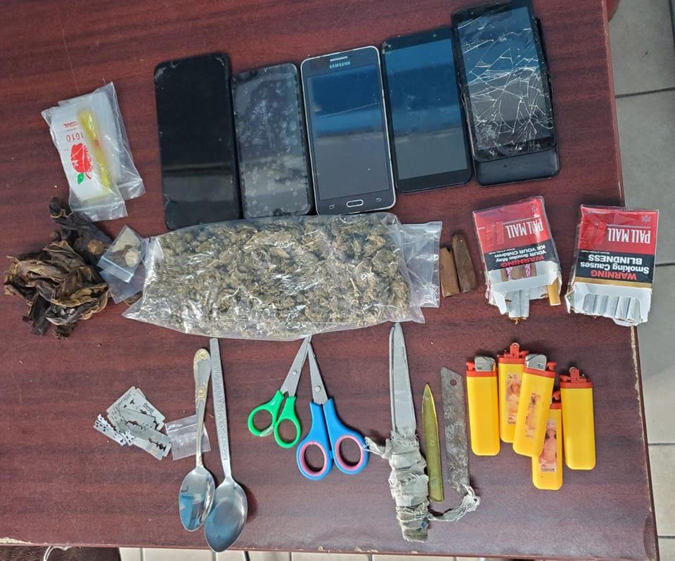 Improvised weapons, ganja found at Timehri Prison - Kaieteur News