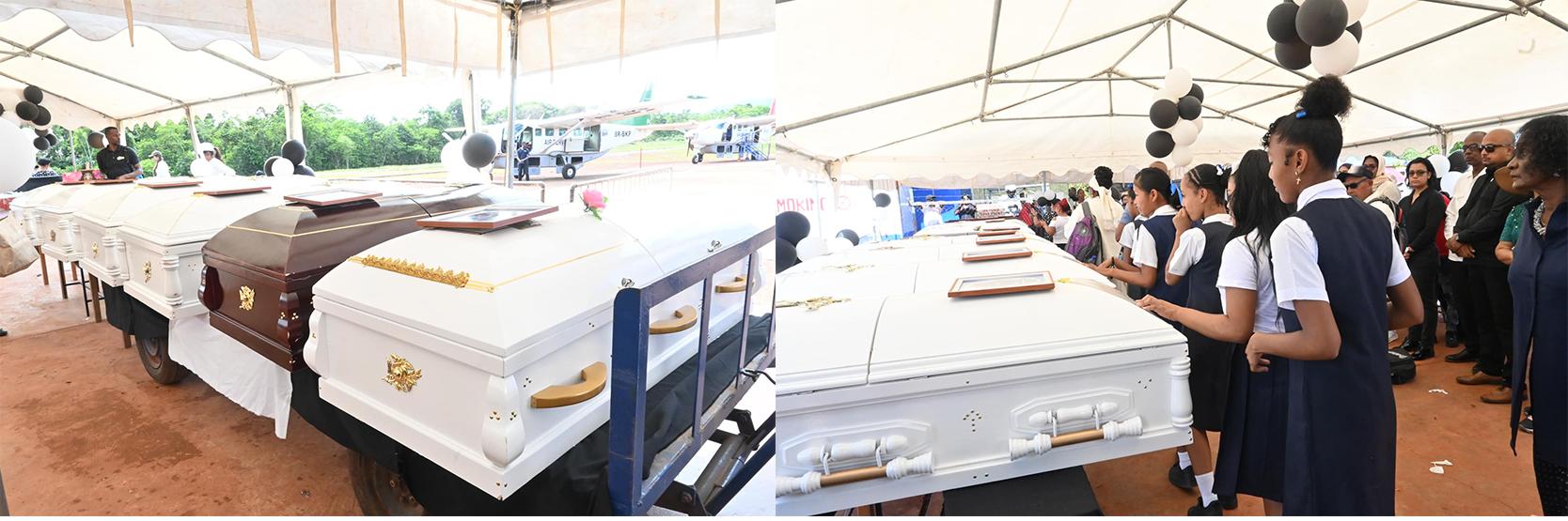 11 victims of Mahdia dorm fire laid to rest - Kaieteur News