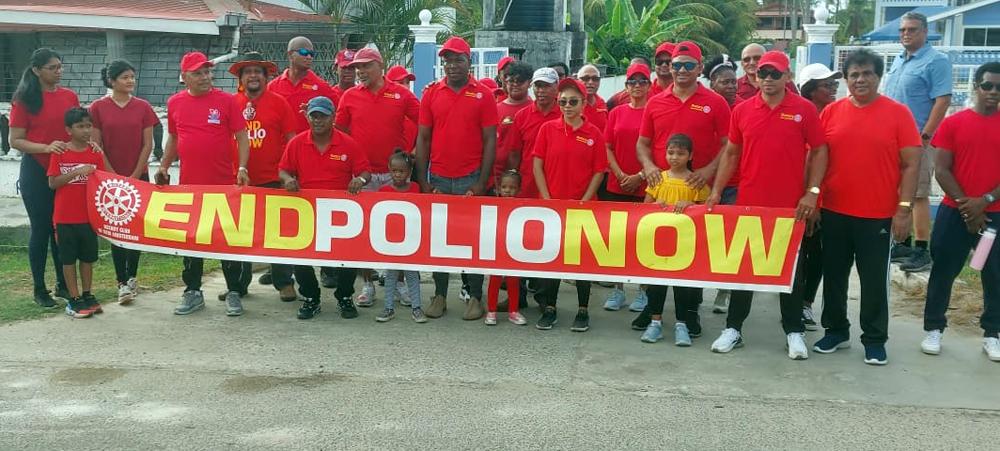 The Rotary Club of New Amsterdam successfully stages annual Polio and ...