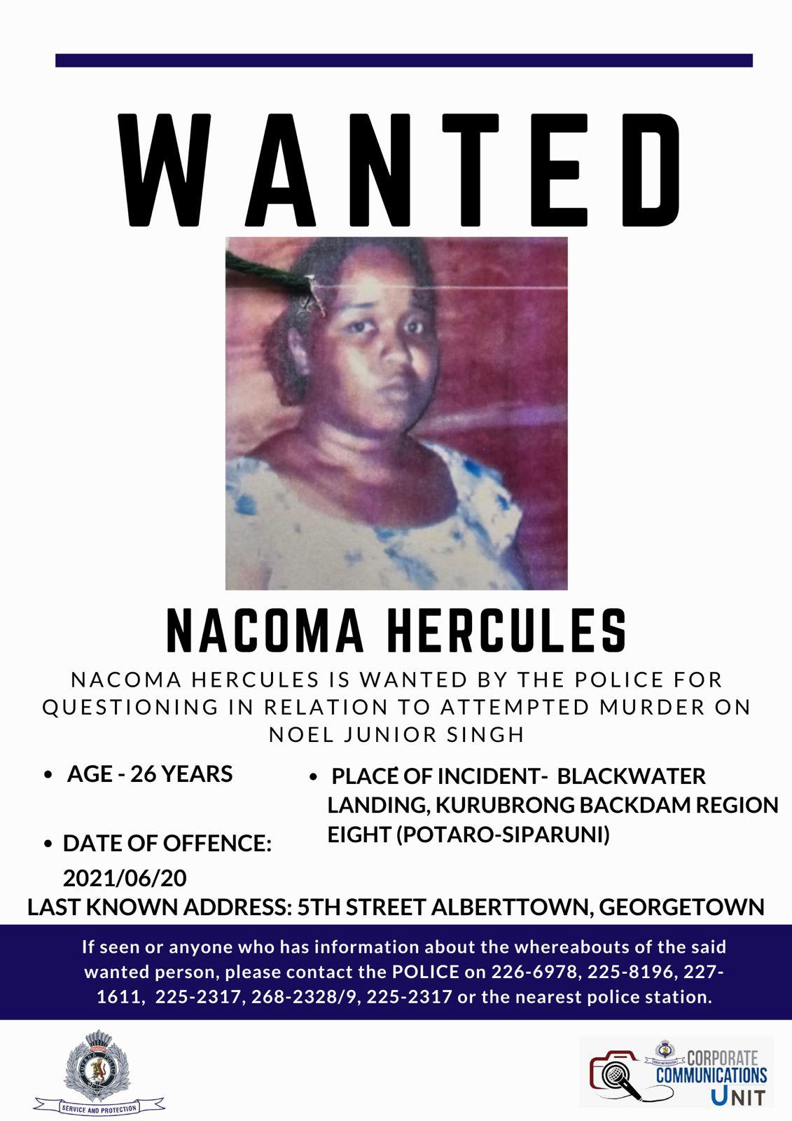 Woman wanted for killing “Bumble Bee” - Kaieteur News