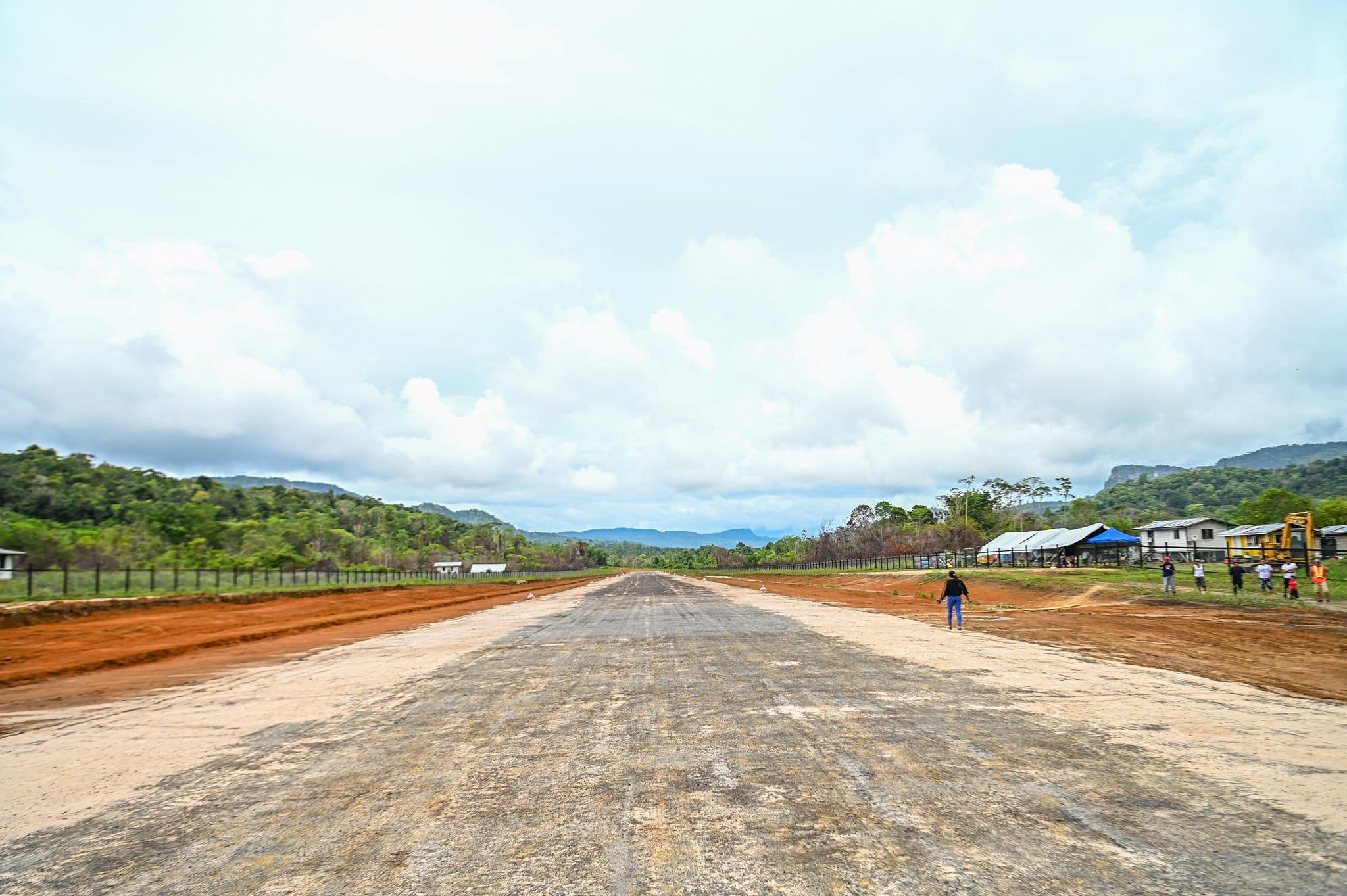 $397M rehabilitated Paruima airstrip commissioned - Kaieteur News