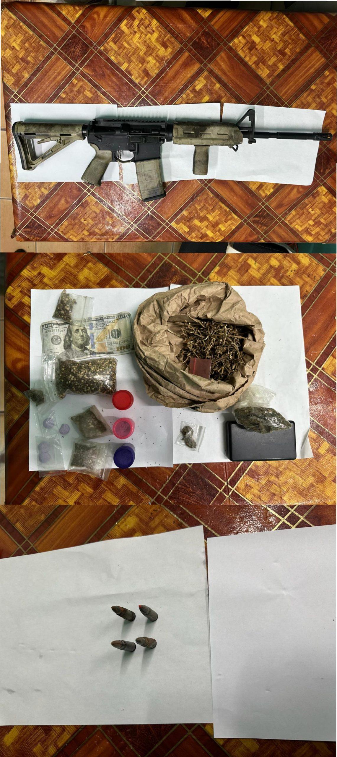 Man busted with gun, ammo and cannabis - Kaieteur News
