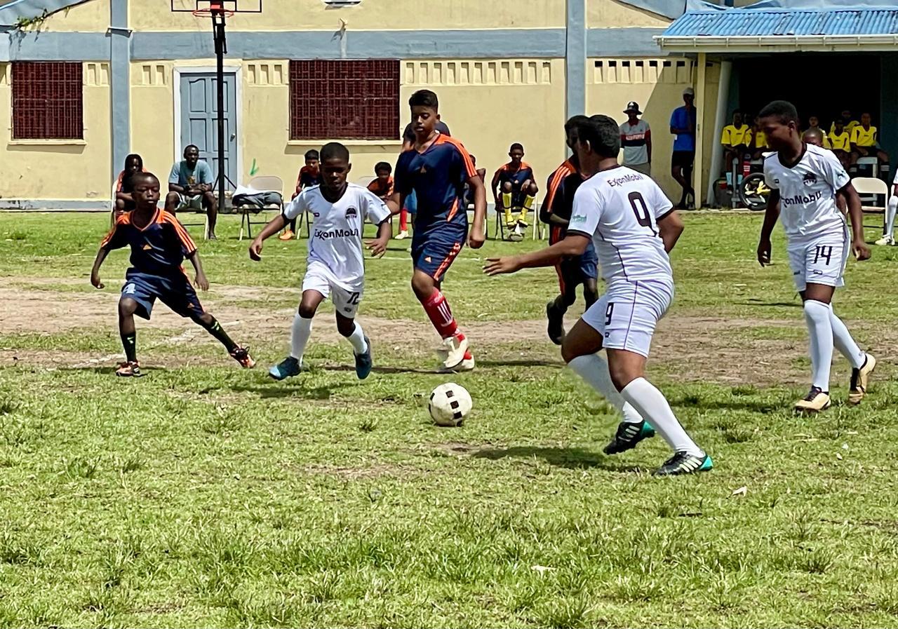 Pouderoyen FC kicks off U13 tournament with NSC’s support - Kaieteur News