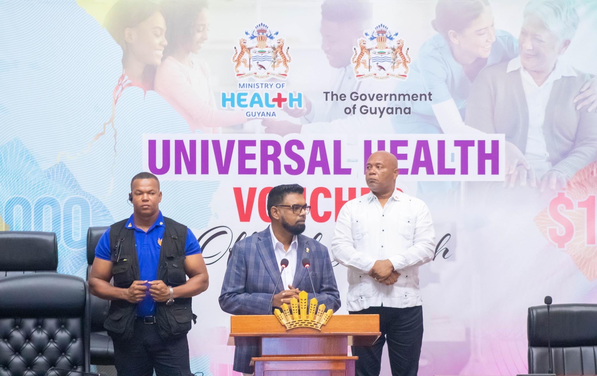 Govt. launches $10,000 Universal Healthcare Voucher for all citizens ...