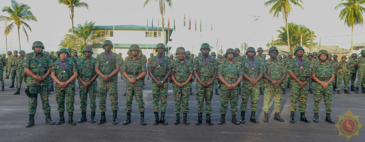 Soldiers promoted and honoured for heroic border defence - Kaieteur News