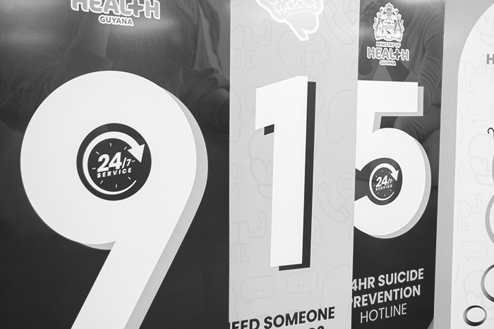 Gov’t launches ‘915’ suicide hotline - Kaieteur News