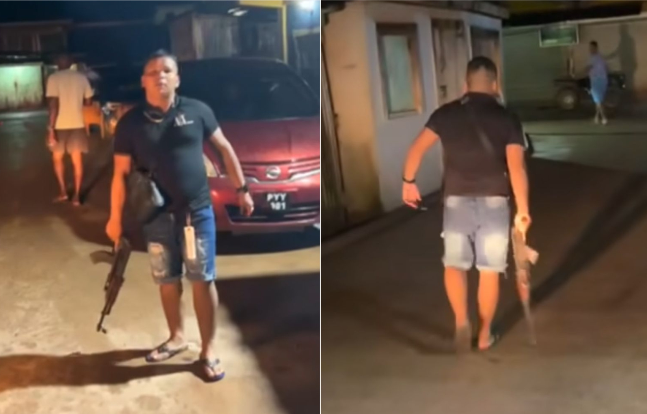 Drunk cop waves AK-47 in Port Kaituma - Kaieteur News