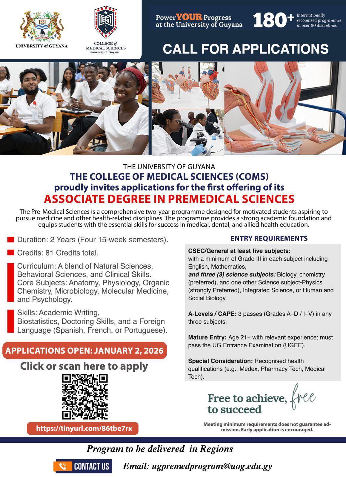 UG introduces Associate Degree in Pre-Medical Sciences - Kaieteur News